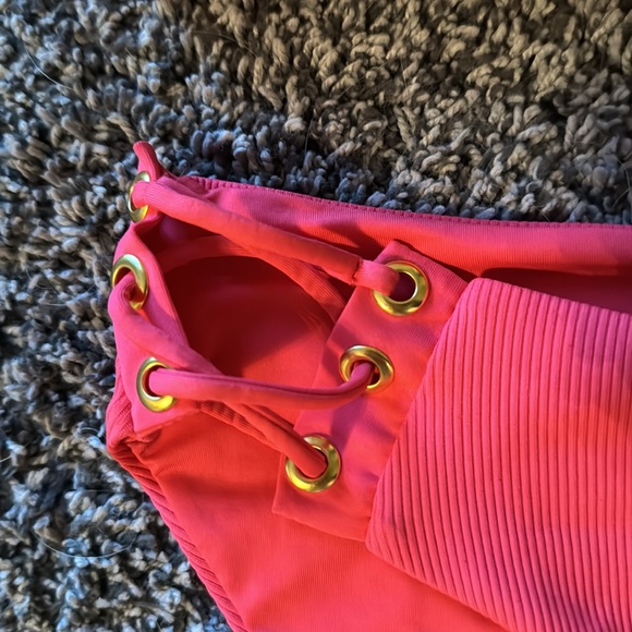 BECCA | Swim | Becca Modern Edge Halter Bikini Set Top Medium Bottom ...